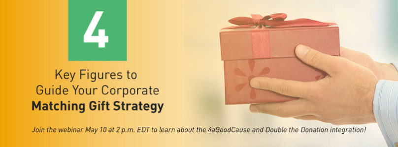 4 Key Figures to Guide Your Corporate Matching Gift Strategy | 4aGoodCause