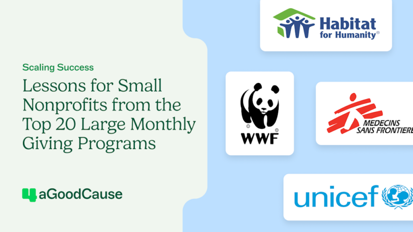 Monthly Giving Program Examples: 20 Inspiring Ideas | 4aGoodCause