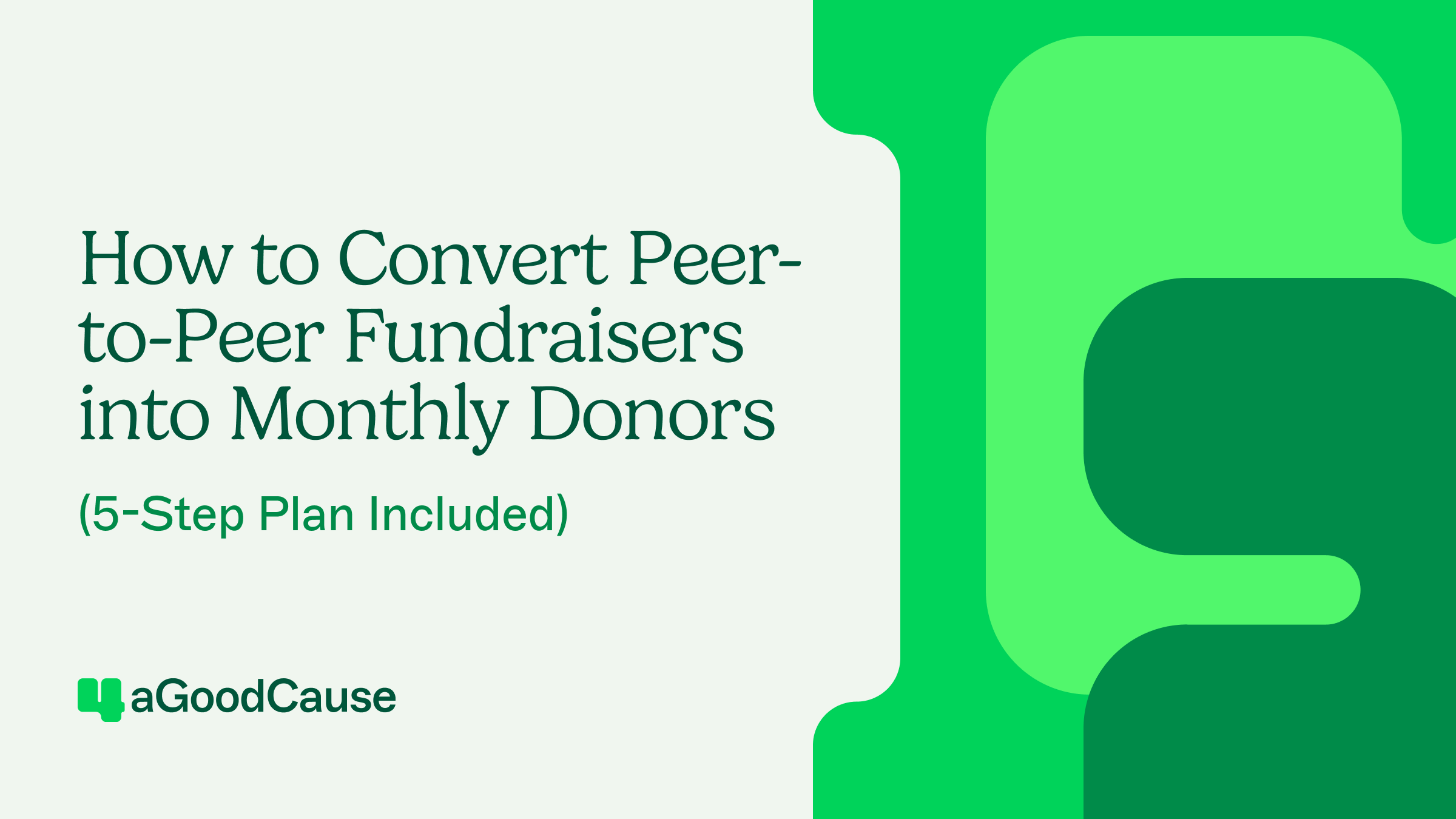 Better P2P Fundraising Results: Convert Them to Monthly Givers ...